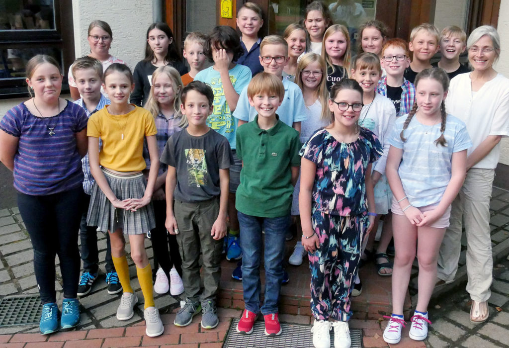 Einschulungsfeier der fünften Klassen